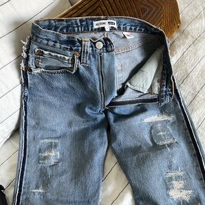 Re/Done | Jeans | Redone Levis Blue Jeans | Poshmark